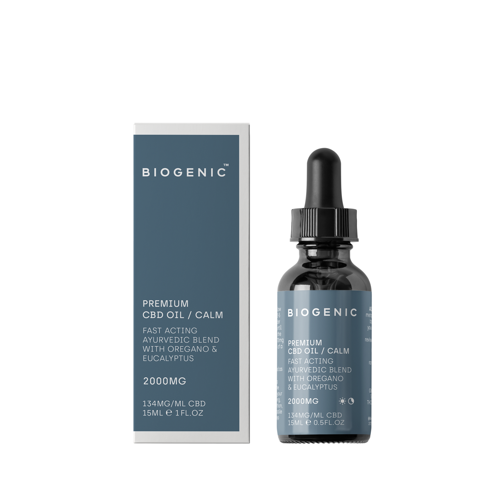 Premium CBD Oil Calm / 2000mg / 15ml – Biogenic CBD
